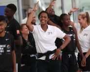 Swin Cash; Basketball Without Borders Africa