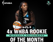 Michaela Onyenwere Named Kia WNBA Rookie of the Month for September