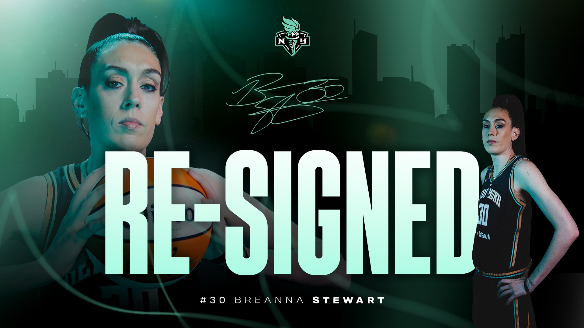 New York Liberty Re-Sign MVP Breanna Stewart