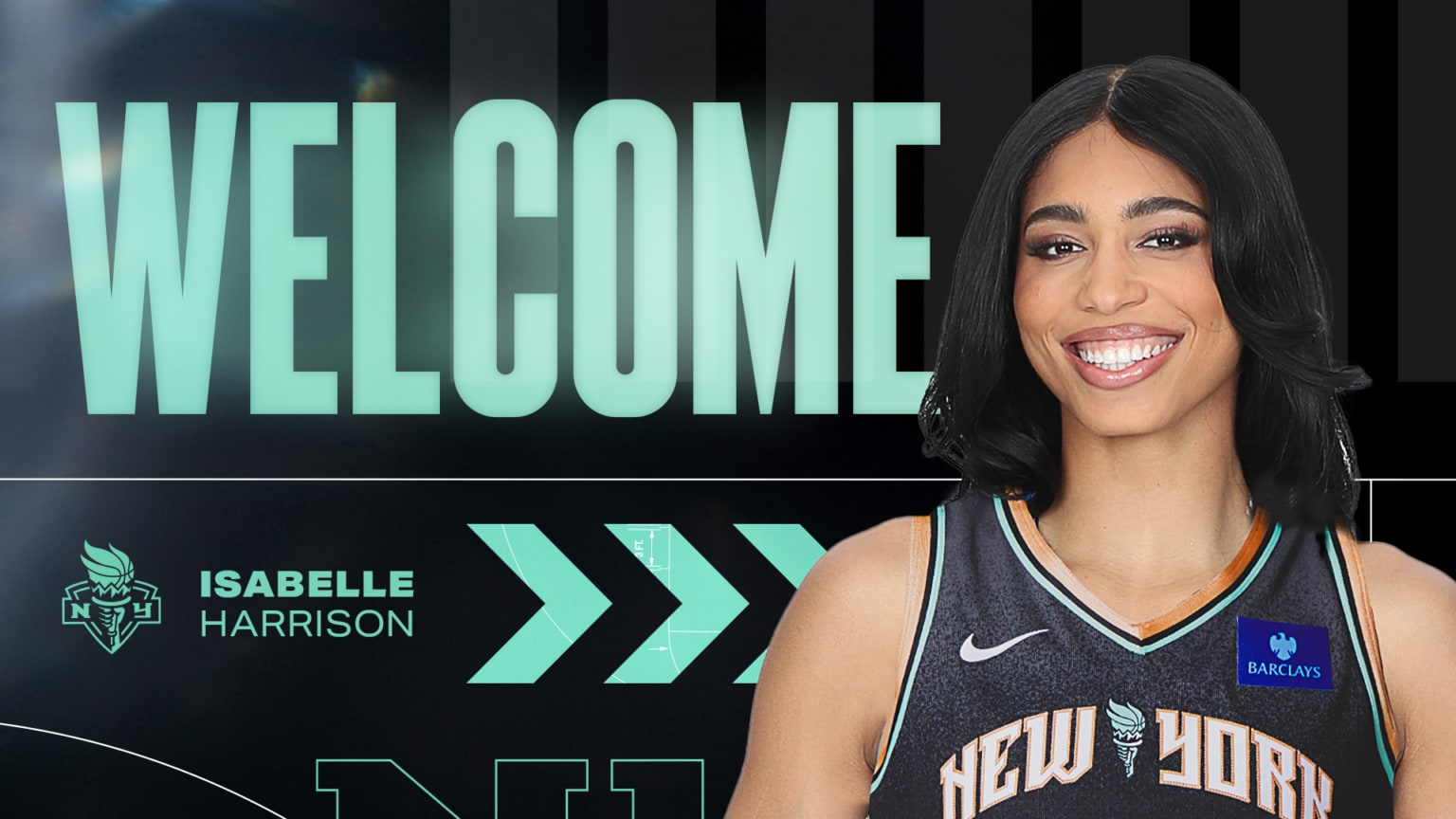 New York Liberty Sign Isabelle Harrison
