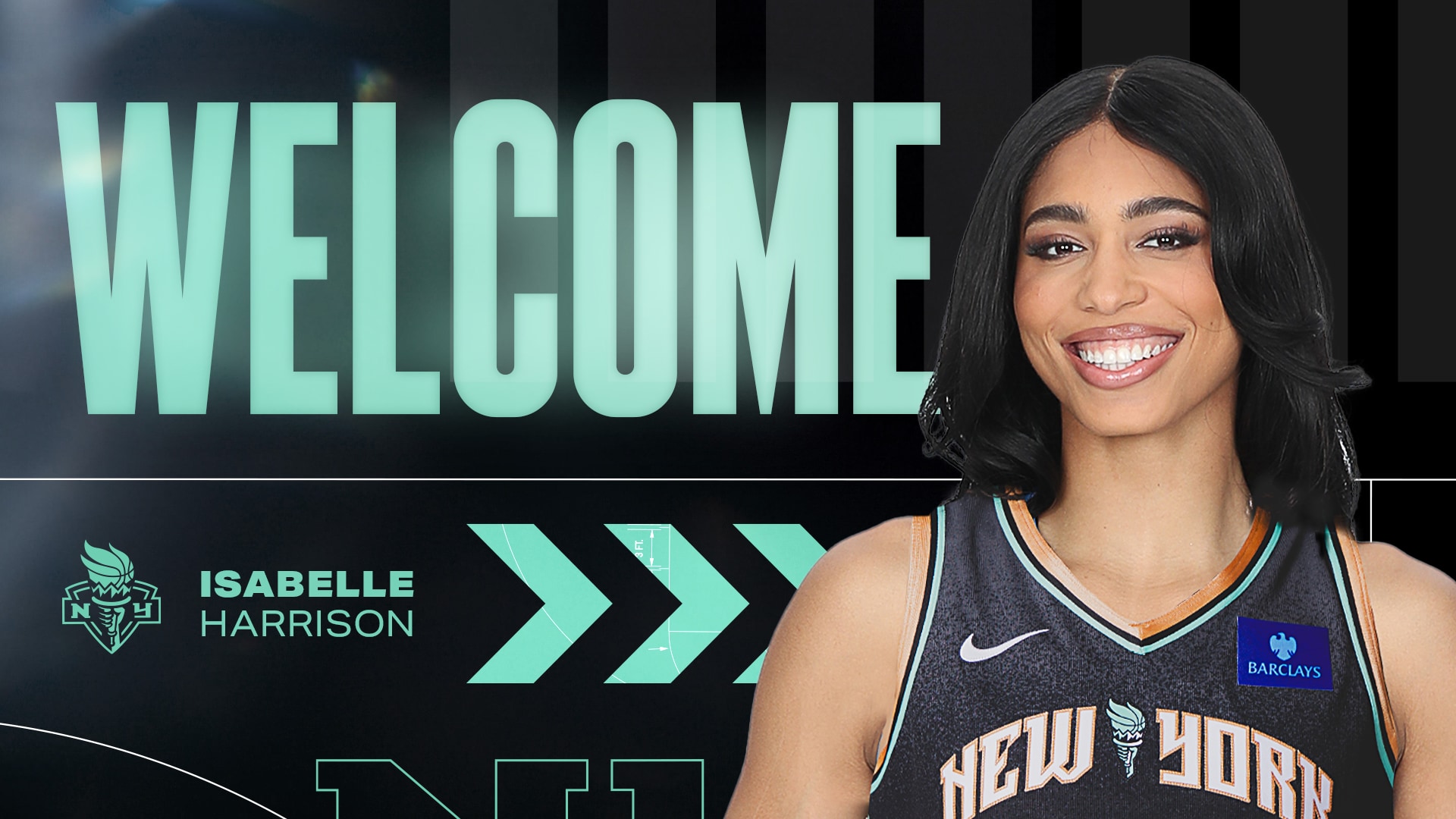 New York Liberty Sign Isabelle Harrison