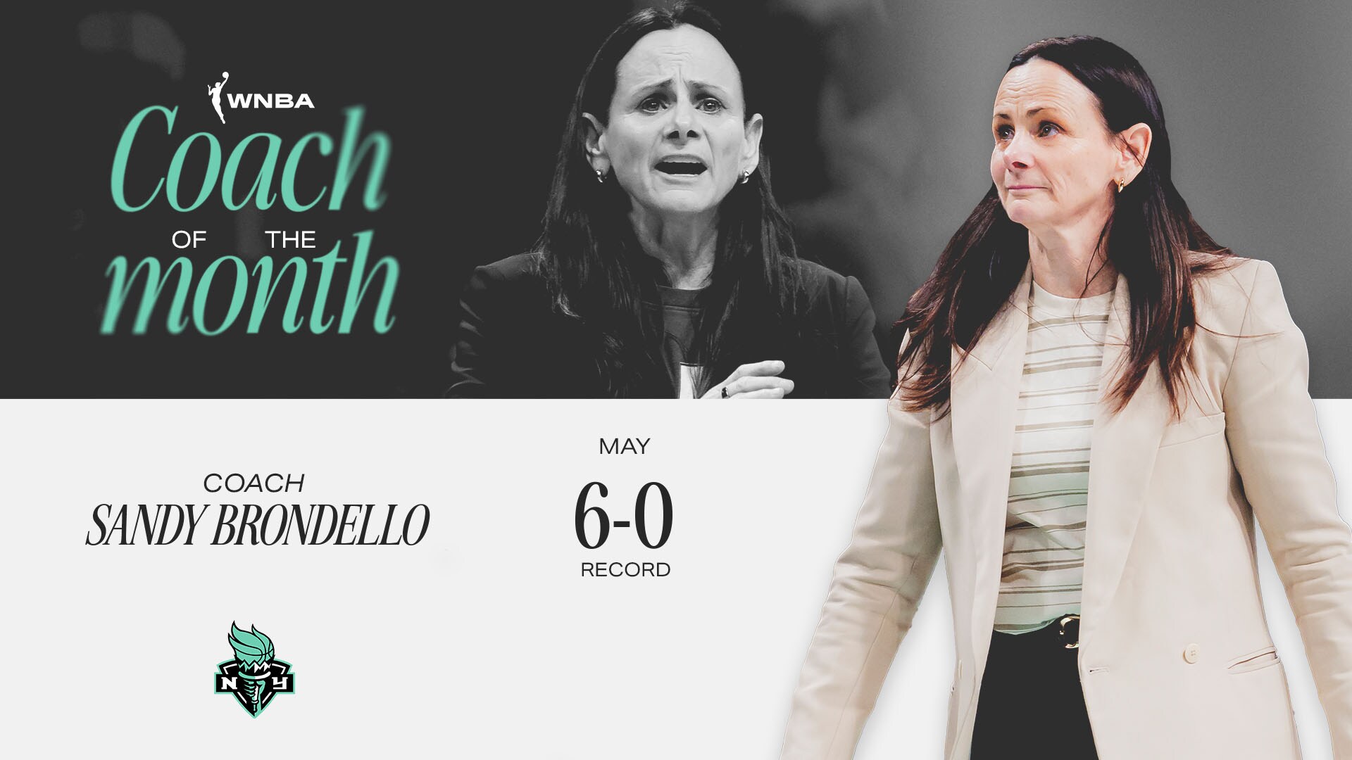 Sandy Brondello Named WNBA Coach of the Month for May