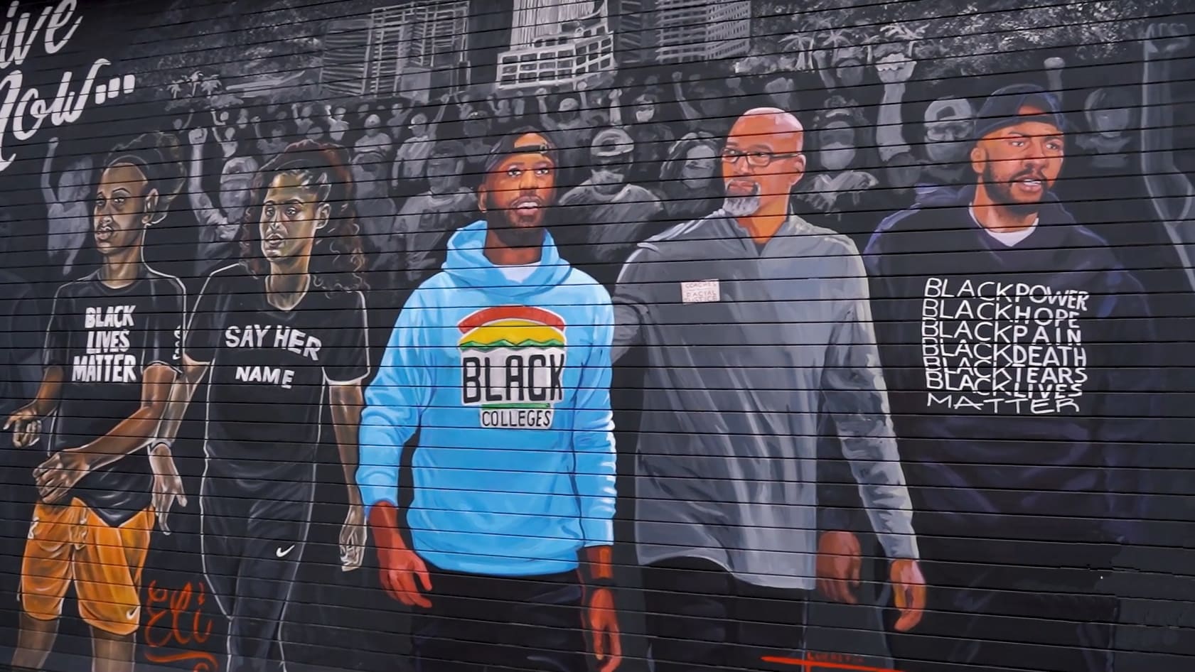 Black Leaders Mural Main Street Lorain Black On Broadway Mural