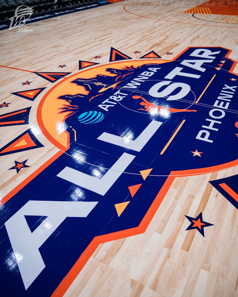 2024 WNBA All-Star Court