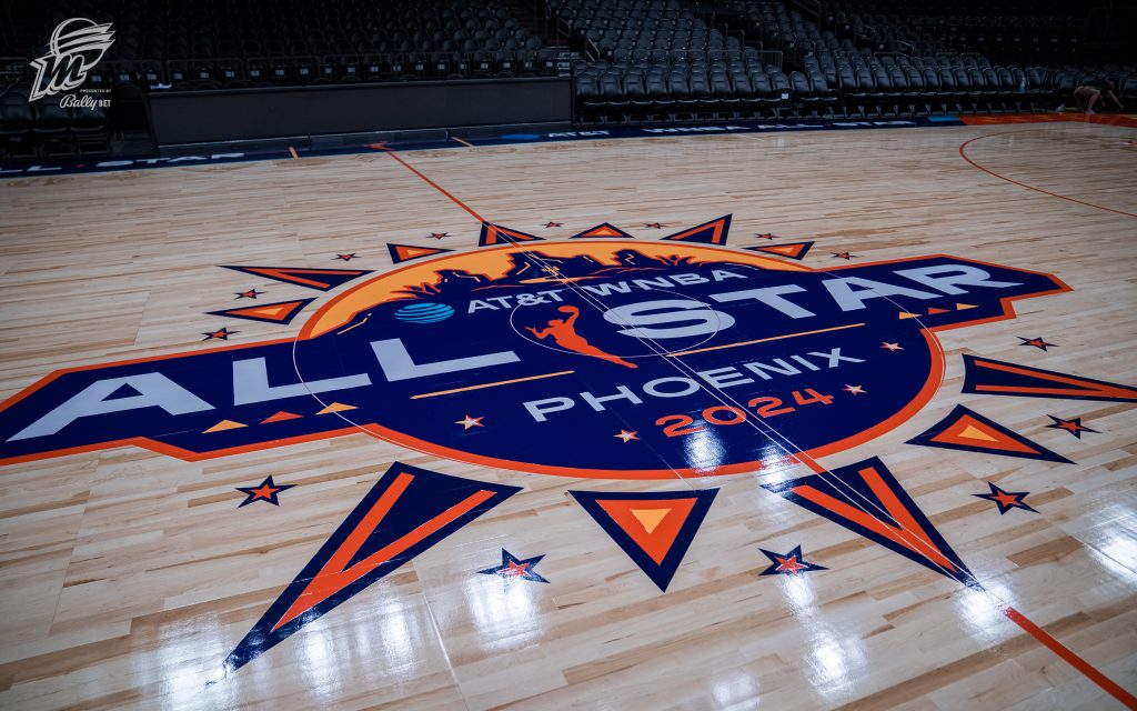 2024 WNBA All-Star Court