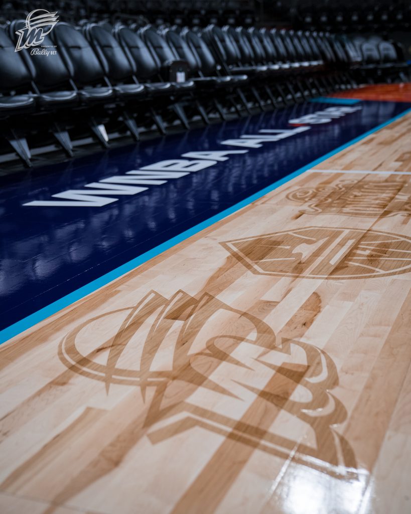 2024 WNBA All-Star Court