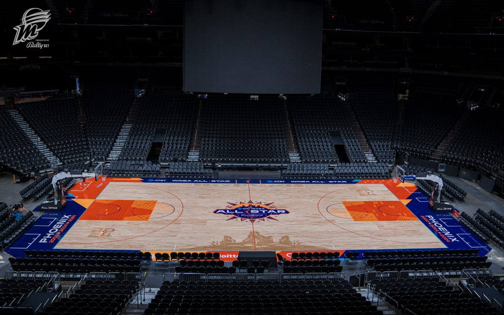 2024 WNBA All-Star Court