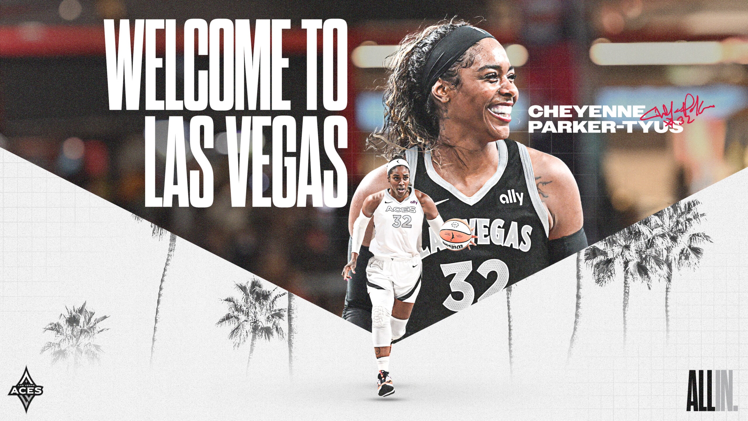 Las Vegas Aces Sign 6-4 Forward Cheyenne Parker-Tyus