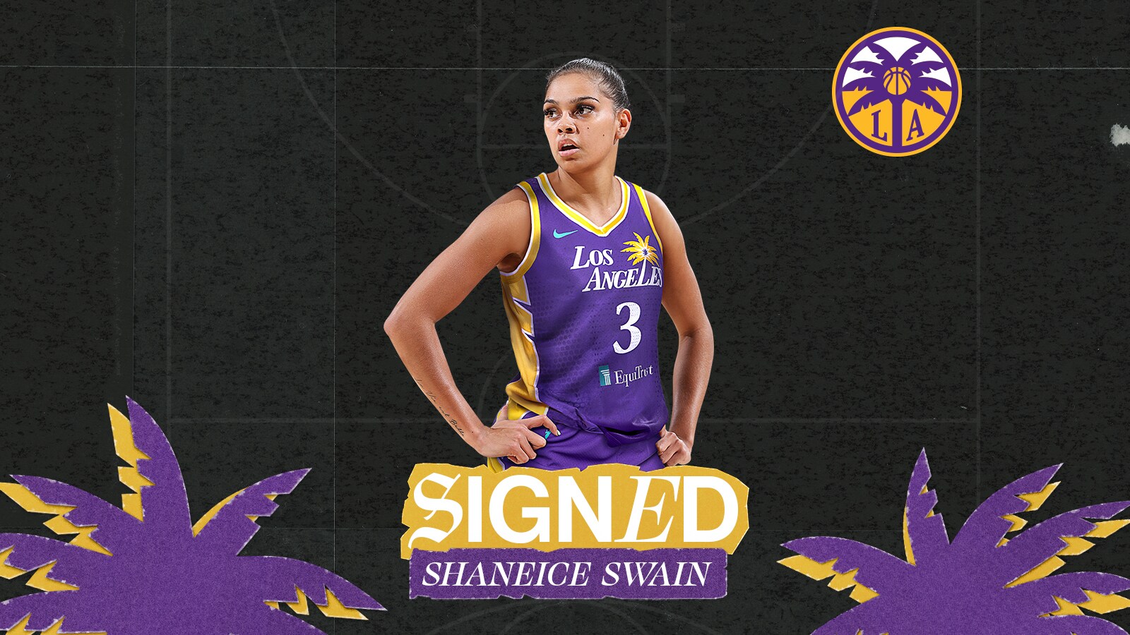 Sparks Sign Guard Shaneice Swain