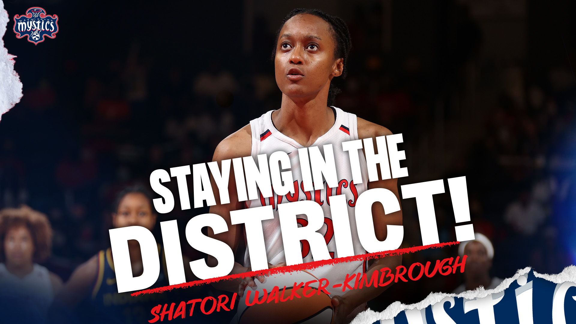 Mystics Re-Sign Shatori Walker-Kimbrough!