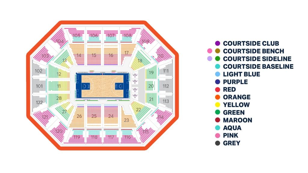 Arena Seating Chart