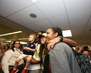 Photos | The Olympians Arrive Home!