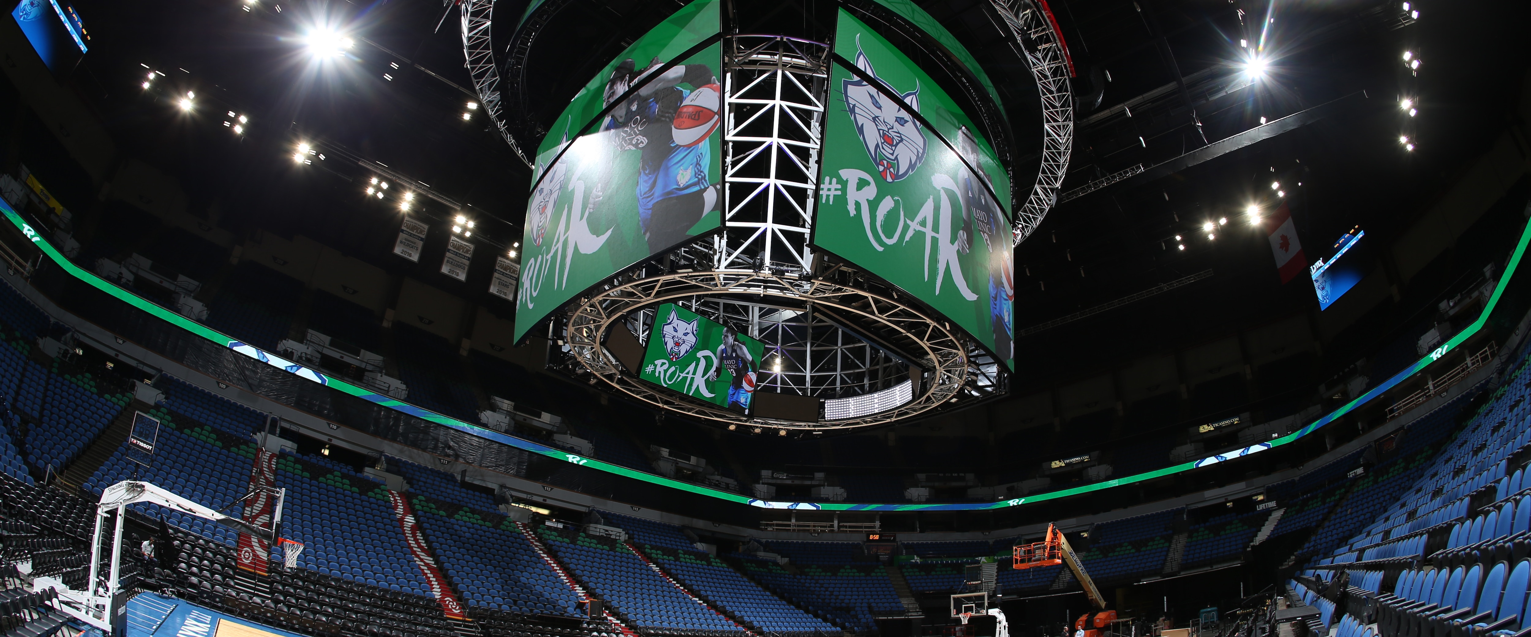 Top Tweets From Target Center Scoreboard Unveiling