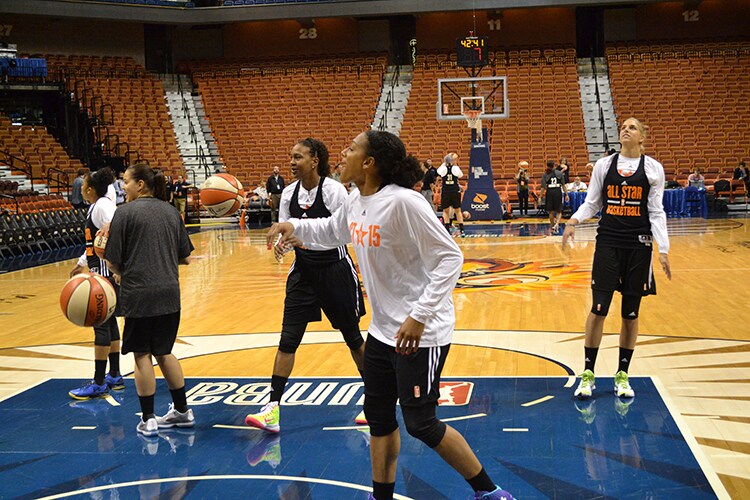 WNBA All-Star Practice
