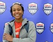 Tamika Catchings at USA Training Camp
