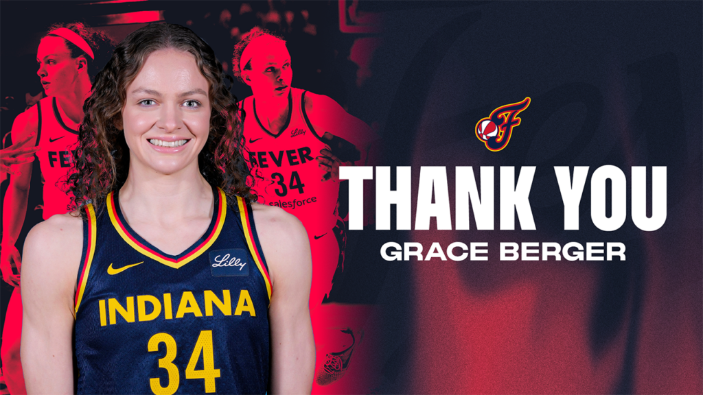 Indiana Fever Waive Guard Grace Berger