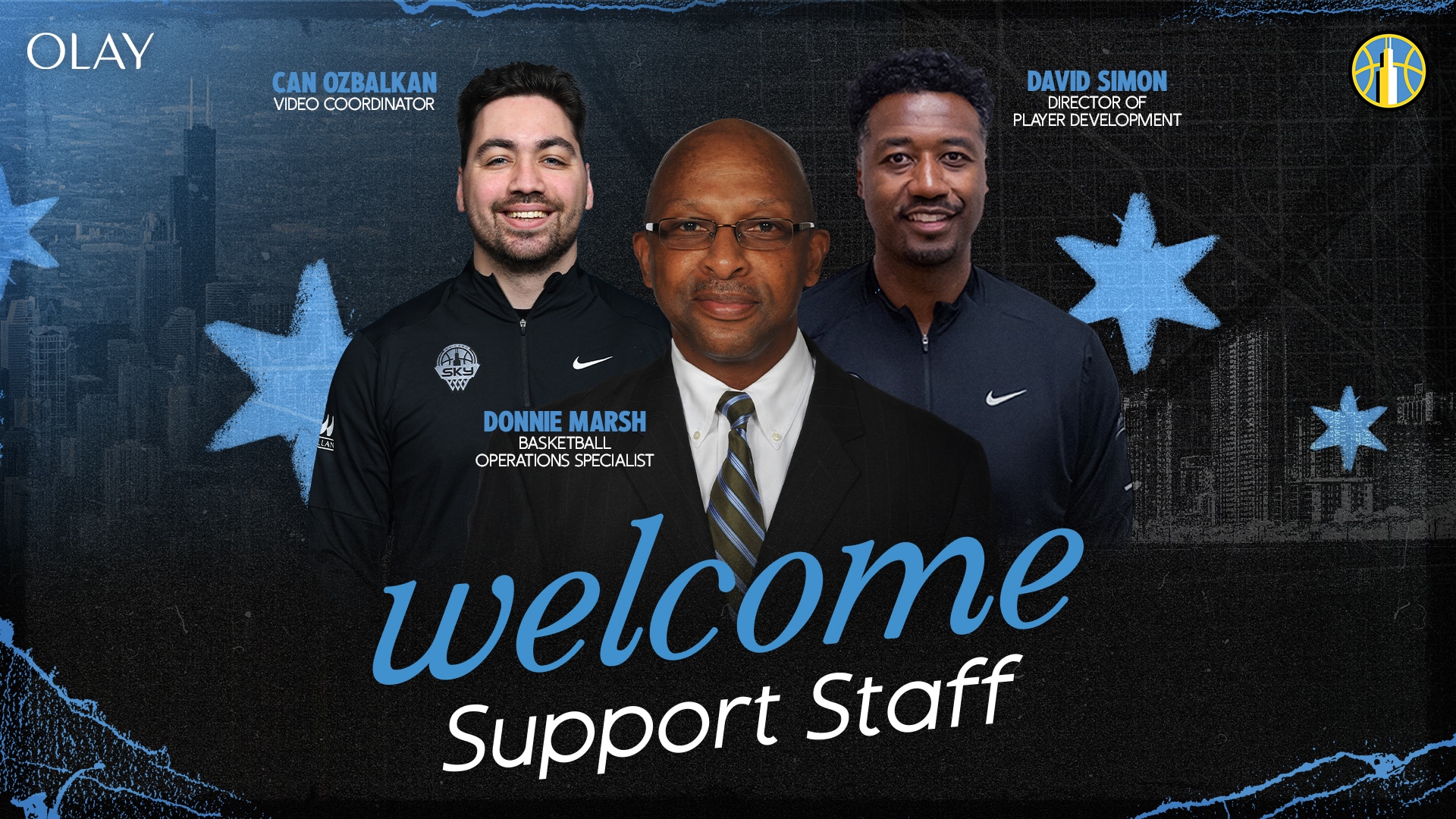 Chicago Sky Add Donnie Marsh, David Simon, Can Ozbalkan To 2025 Coaching Staff
