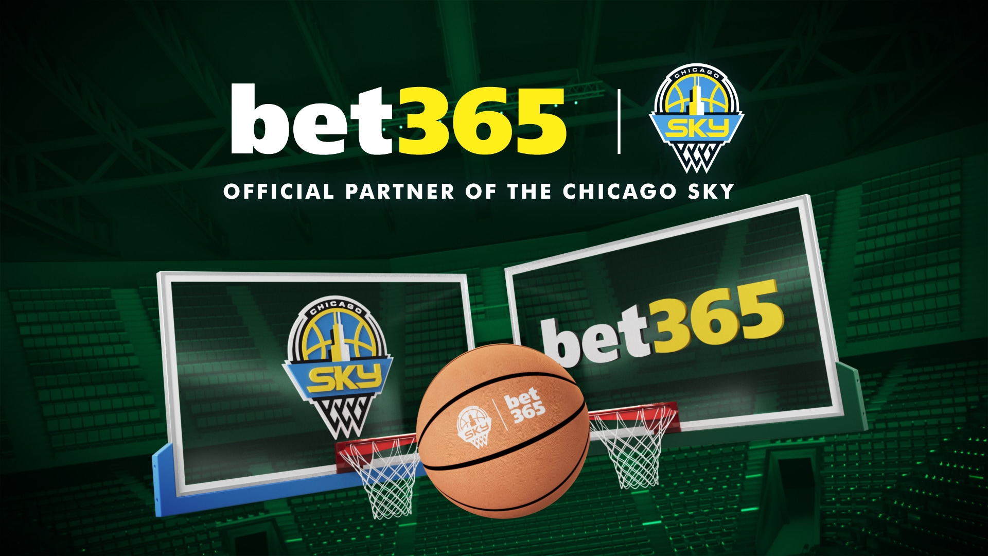 WNBA’S CHICAGO SKY TEAMS UP WITH bet365