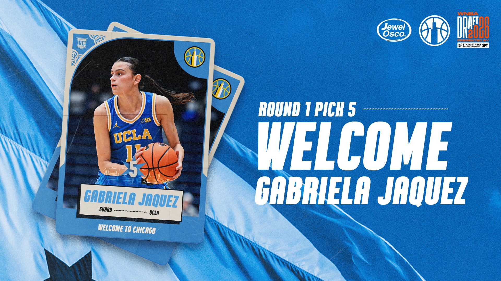 Chicago Sky Select Gabriela Jaquez With No. 5 Overall Pick in 2026 WNBA ...