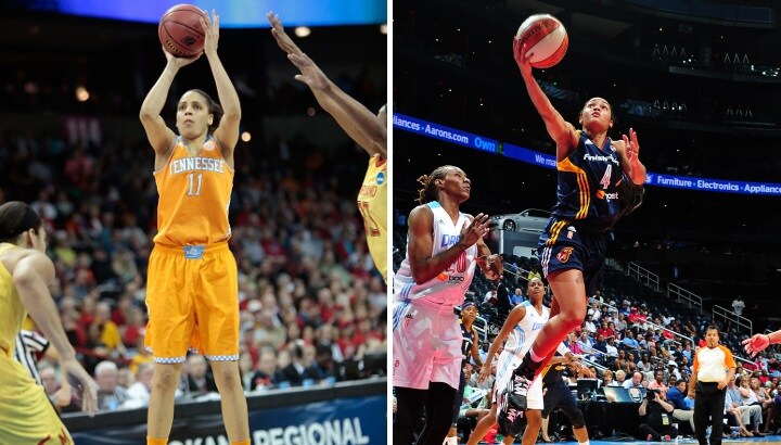 Atlanta Dream Signs Cierra Burdick and Sydney Carter