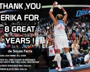 Atlanta Dream Thanks Erika de Souza for Eight Great Years