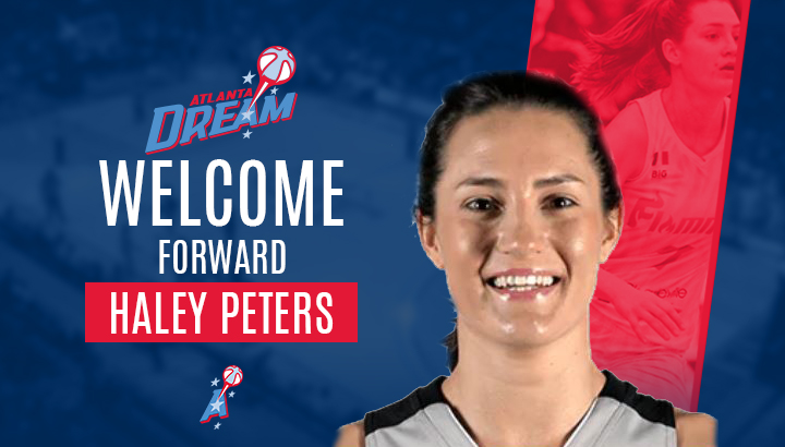 Atlanta Dream Sign Forward Haley Peters
