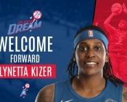Atlanta Dream Sign Forward Lynetta Kizer