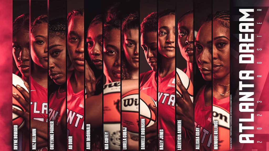 WNBA’s Atlanta Dream Announce 2023 Start of Season Roster