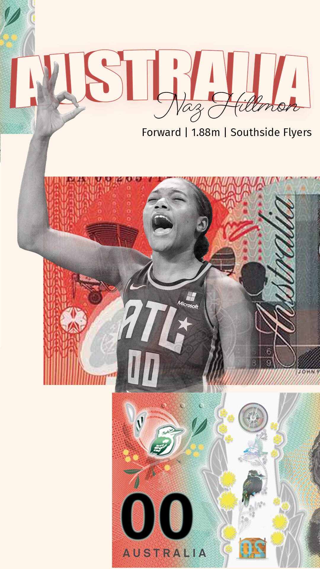 Naz Hillmon in Australia