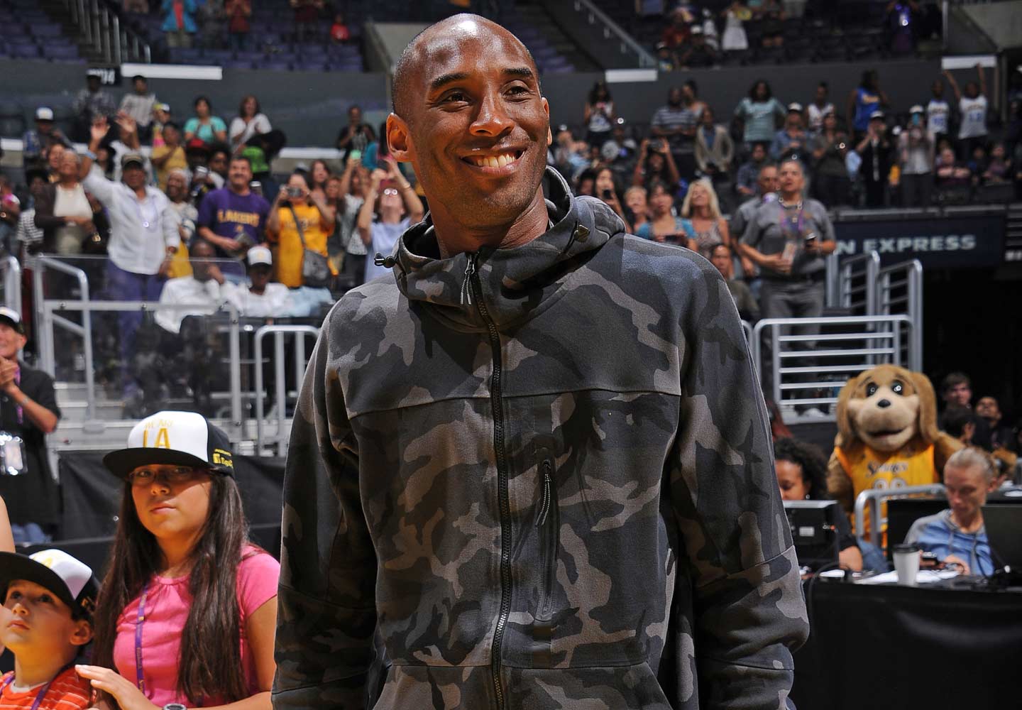 Kobe Bryant Attends Sparks Game - WNBA