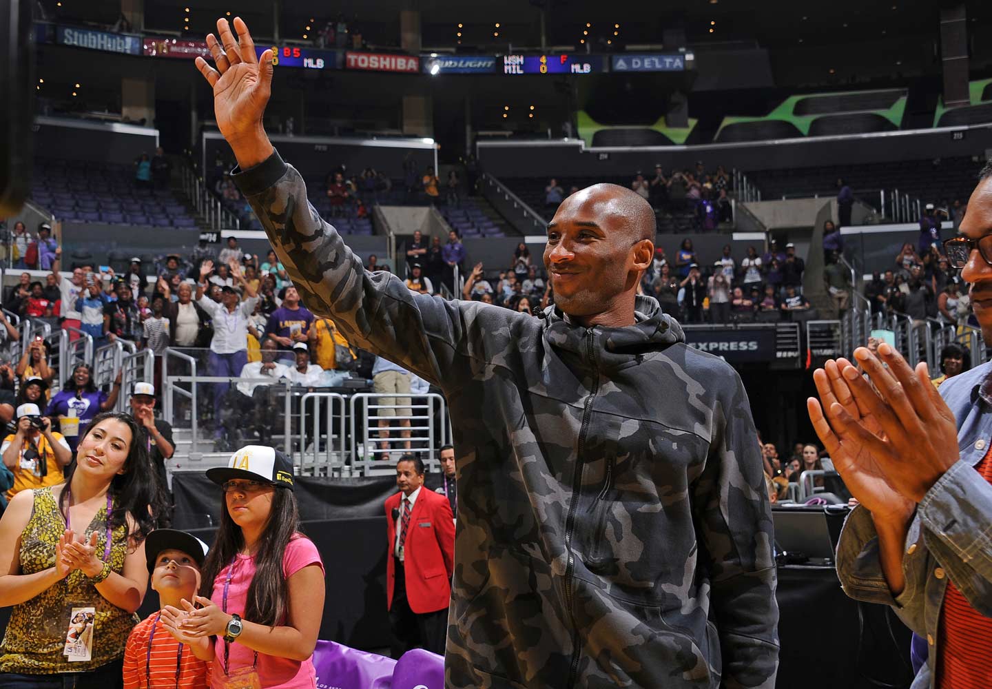 Kobe Bryant Attends Sparks Game - WNBA