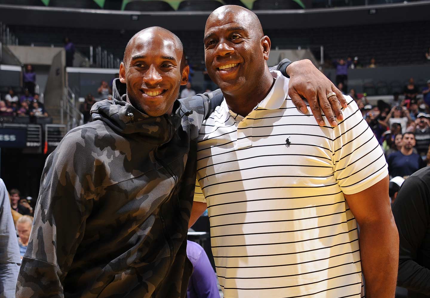 Kobe Bryant Attends Sparks Game - WNBA