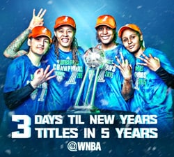 WNBA Countdown to 2016: 3 (Lynx Titles in Five Years)