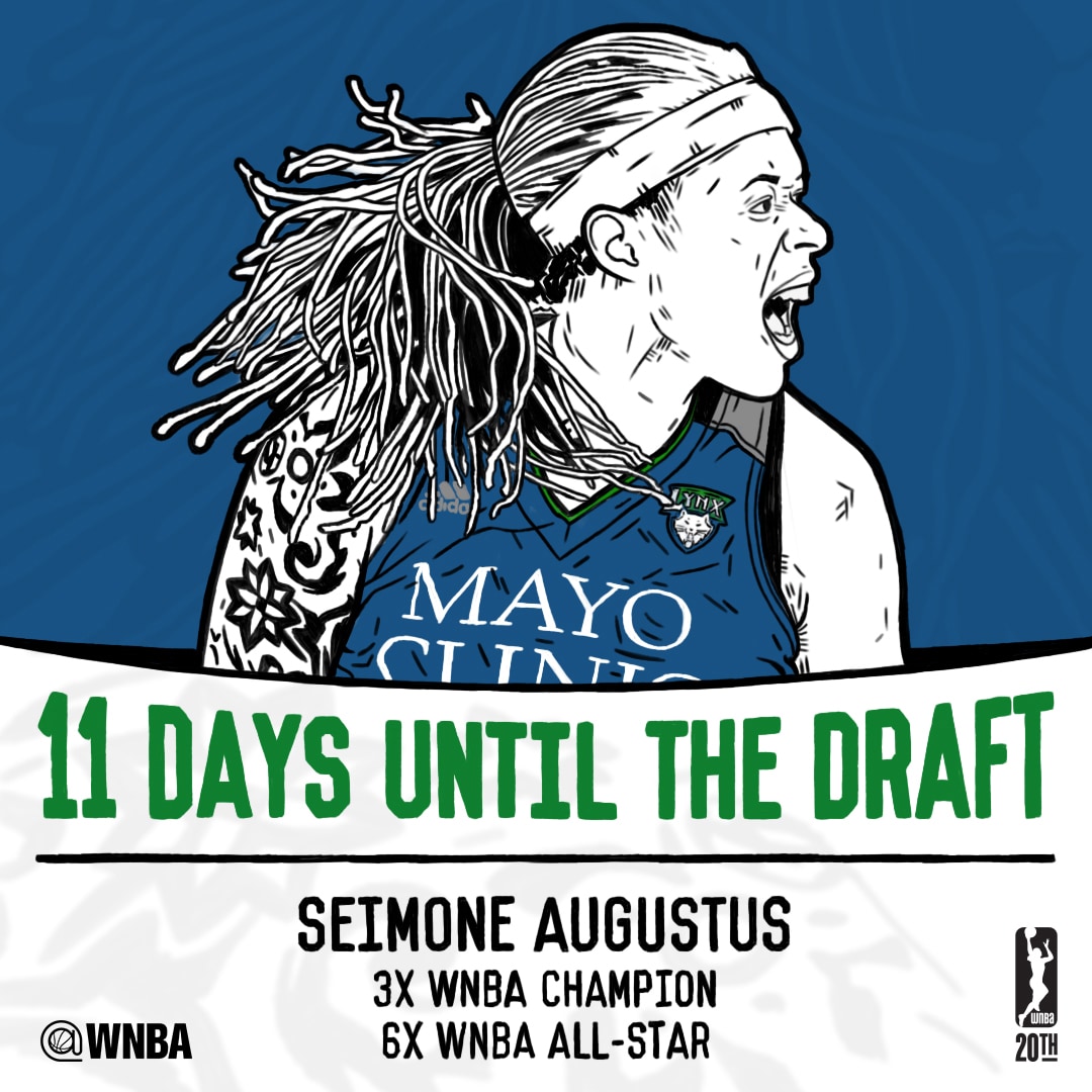 WNBA Draft 2016 Countdown (11 Days): Seimone Augustus, No. 1 Pick, 2006 ...