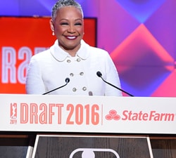 New WNBA President Lisa Borders Brings Charisma to Her First Draft - WNBA