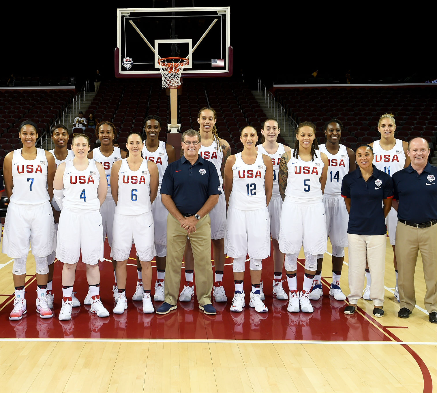 USA Women's National Team Kicks Off Olympic Run vs. Select Team - WNBA