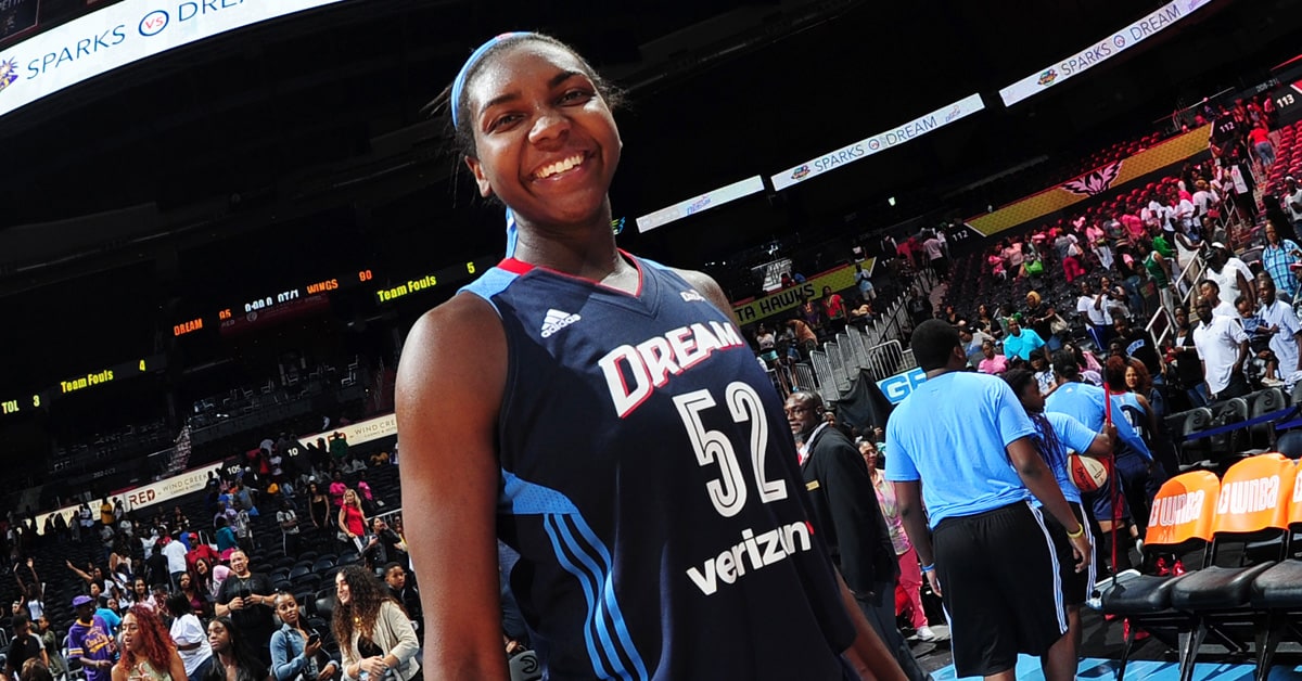 Dream's Elizabeth Williams Named 2016 WNBA Most Improved Player - WNBA