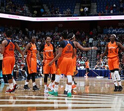 Fan Mural, Special Logo Highlight Sun's 15th Season - WNBA