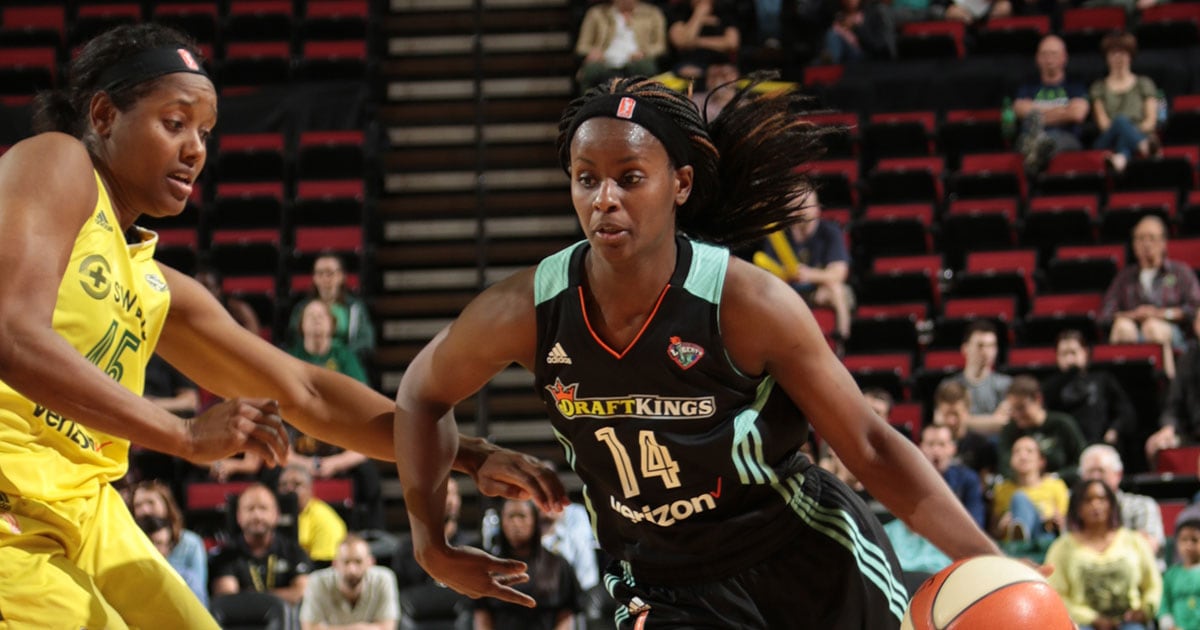 New York's Sugar Rodgers Named 2017 WNBA Sixth Woman Of The Year - WNBA