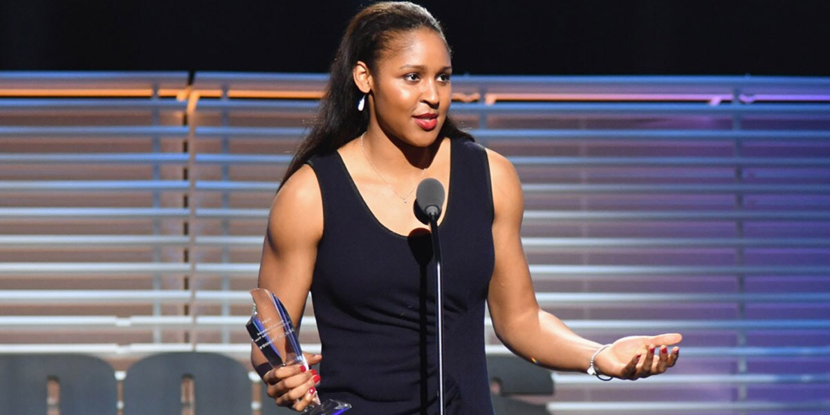 Maya Moore Accepts Performer of the Year at Sports Illustrated ...