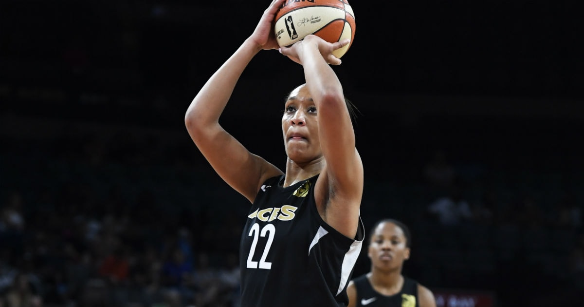Las Vegas' A’ja Wilson Named Rookie of the Month - WNBA