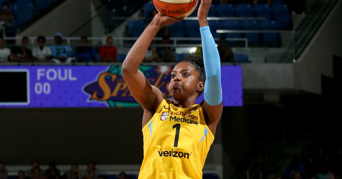 Rookie Report: Diamond DeShields Shining For Sky - WNBA