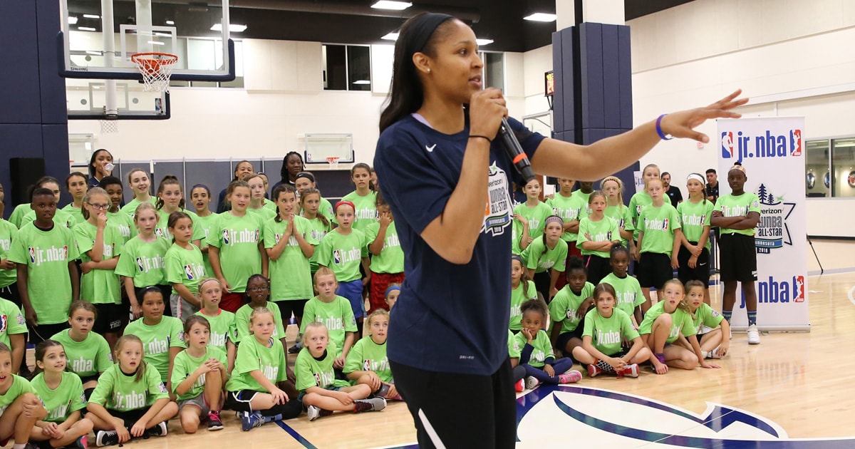 Jr. NBA Week Tips Off With Launch Of "Her Time To Play" Initiative - WNBA