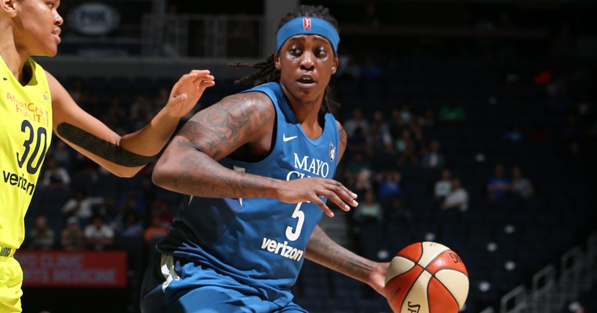 Atlanta Dream Sign Forward Lynetta Kizer - WNBA
