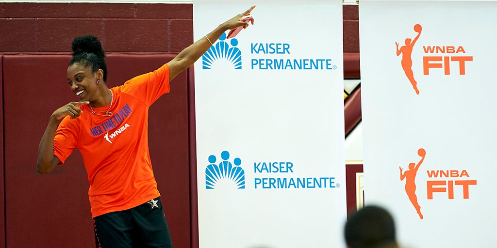 WNBA Tips Off FIT Month Presented By Kaiser Permanente