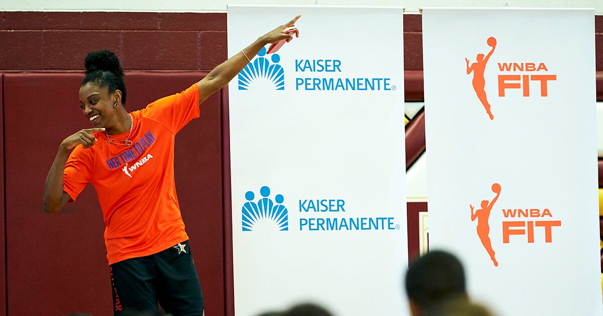 WNBA Tips Off FIT Month Presented By Kaiser Permanente
