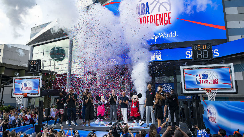 NBA Experience Grand Opening Is a Slam Dunk at Walt Disney World Resort