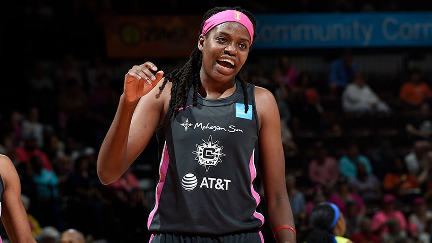 Jones Leads Sun Past Wings, Sun Clinch Playoff Spot