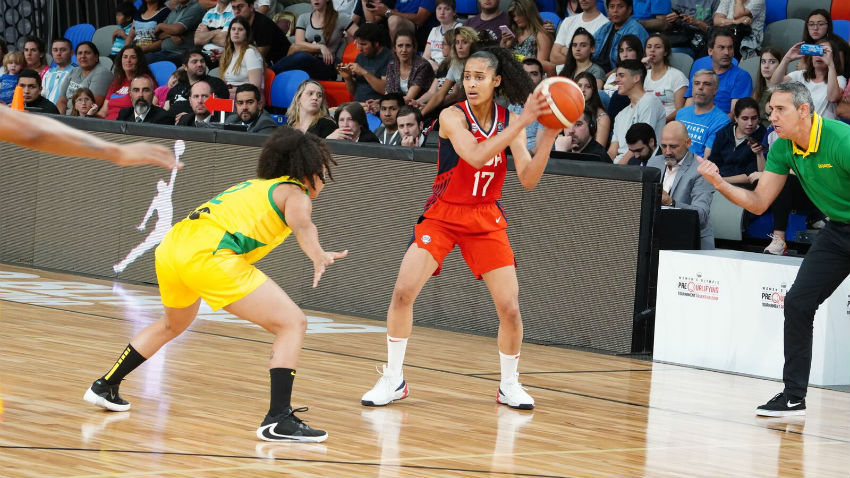USA Women's National Team Defeats Brazil 76-61