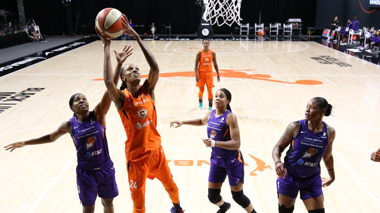 Bonner Scores 25 Against Former Team, Sun Get Playoff Spot